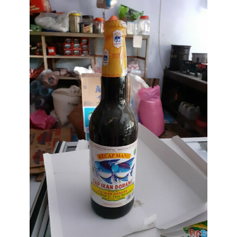 Jual Kecap manis Cap Ikan Dorang asli Jombang botol kaca 600M | Shopee ...