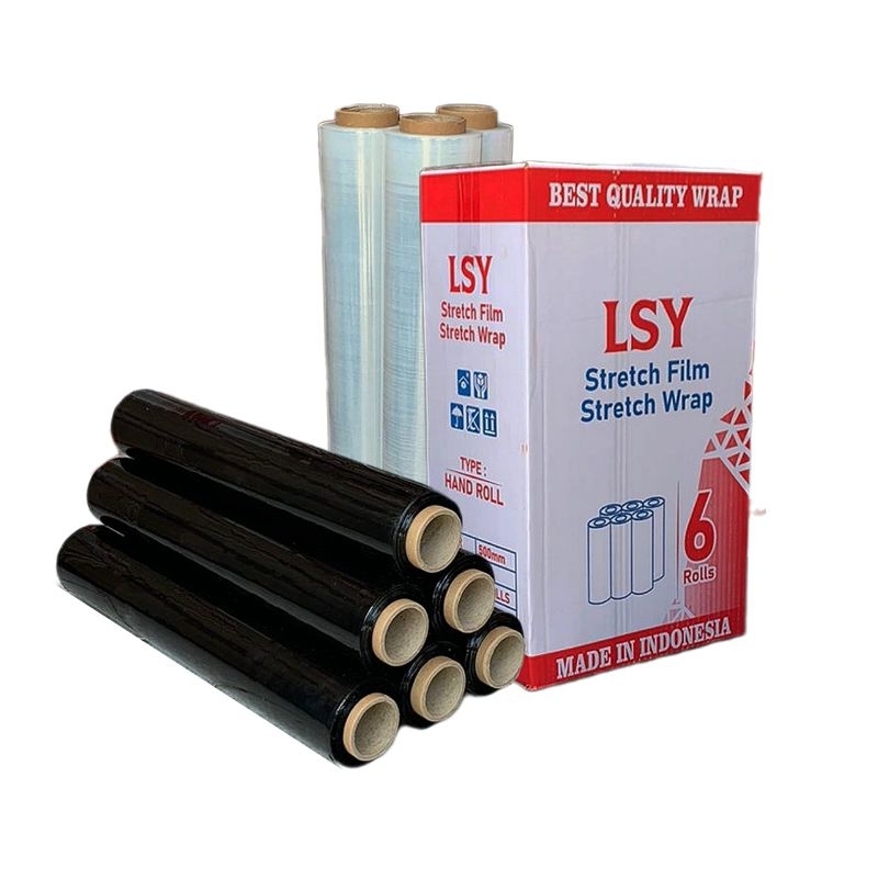 Jual plastik wrapping stretch film LSY TAPE INDONESIA 50cm x 300meter | Shopee Indonesia