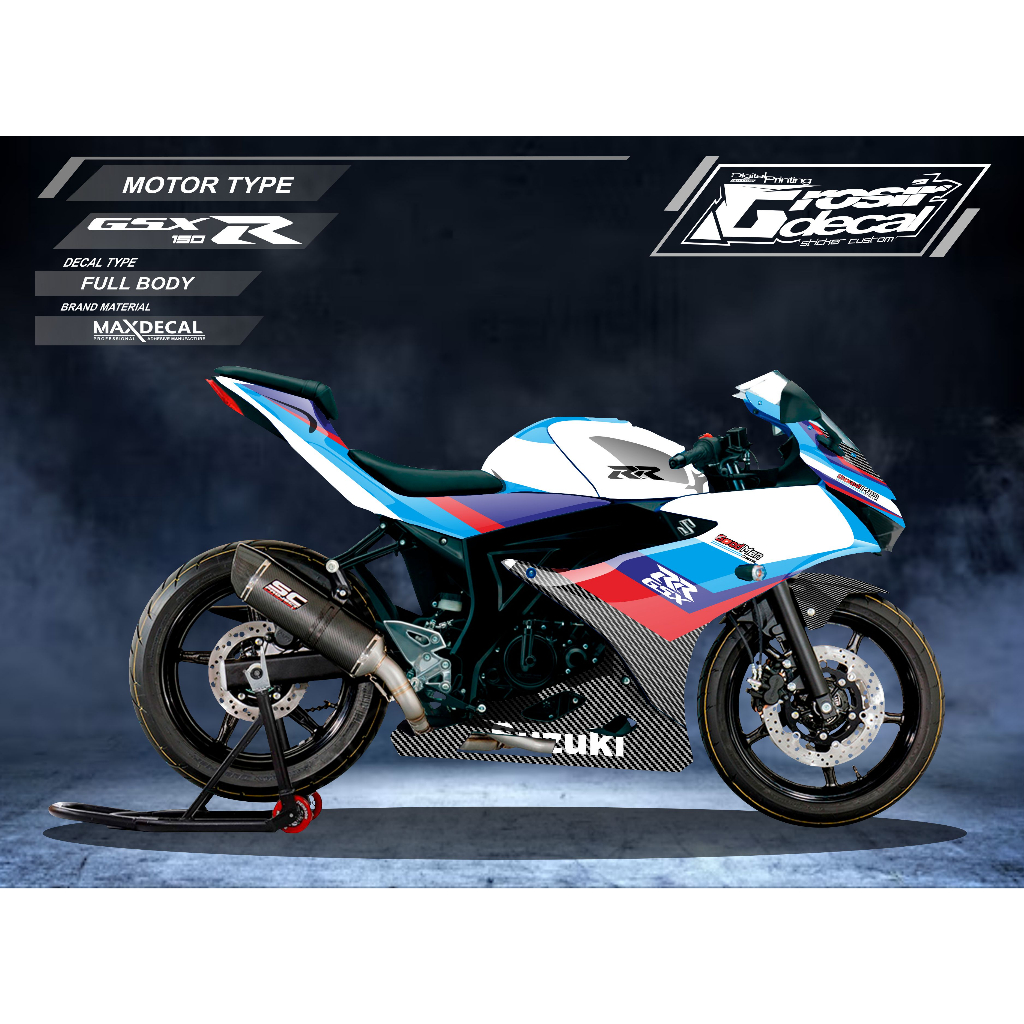 Jual Decal Stiker Suzuki GSX 150 R Full Body Sticker Stiker GSX 150R ...