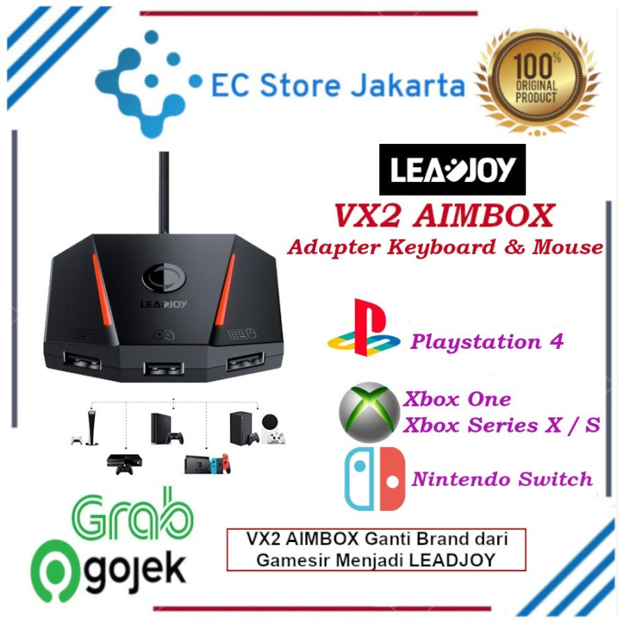 Jual GameSir VX2 AimBox Keyboard Mouse Controller Adapter Console For PS4 PS5 Xbox Series ...