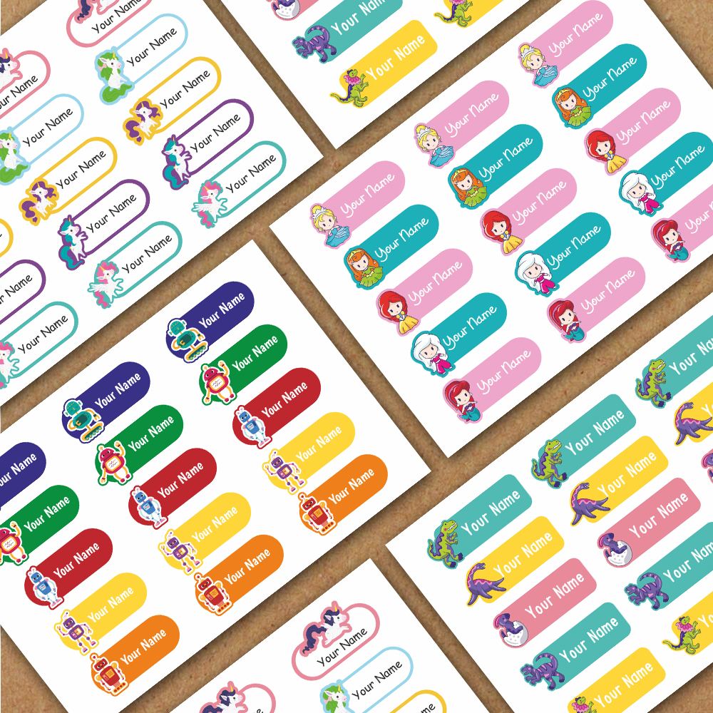 Jual Sticker Label Nama Anak Custom | Shopee Indonesia