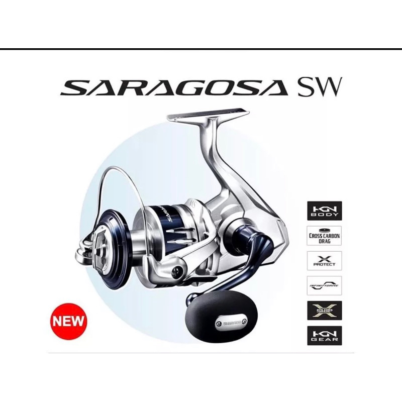 Jual Reel Shimano SARAGOSA SW6000HG-2020 heavy duty spin | Shopee Indonesia