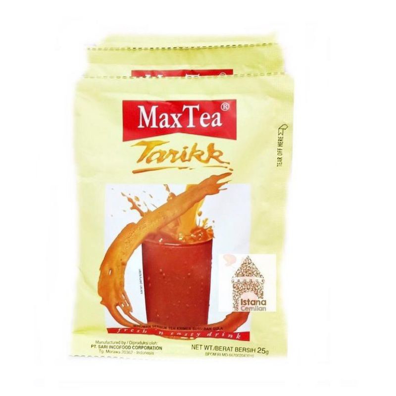 Jual TEH TARIK MAX TEA 25gr 1 Renceng (isi 10 sachet) | Shopee Indonesia