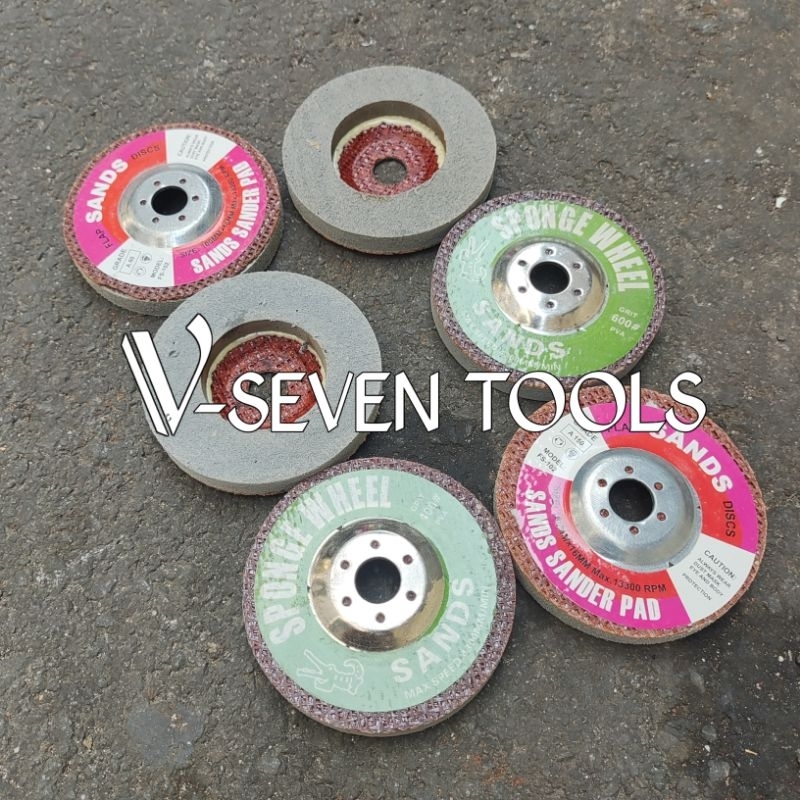 Jual Gerinda poles marmer granit kaca mata gerinda sponge wheel bepel 4 ...
