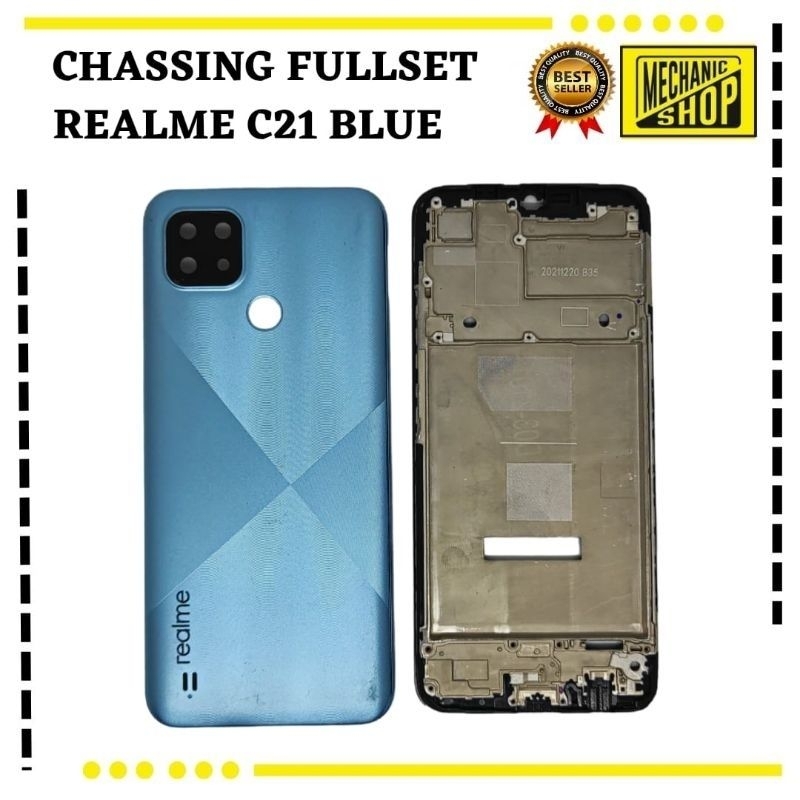 Jual Casing Housing Kesing Full Set REALME C21 RMX3201 - BackDoor Cover Tutup Belakang + Frame ...
