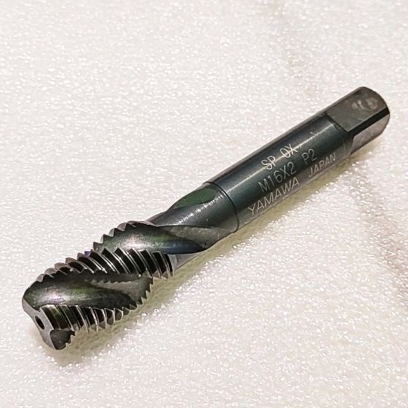 Jual YAMAWA Tap Spiral Flute M16 x 2 Bekas Mulus. Tap M16 x 2 SP Yamawa ...