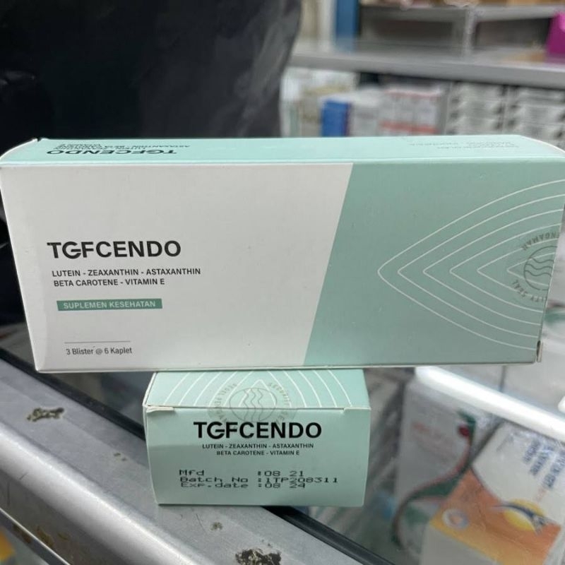 Jual Cendo TGF tablet vitamin mata isi 18 kaplet | Shopee Indonesia