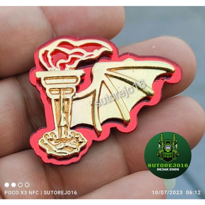 Jual brivet brevet brefet wings pin pdh pdu tni al latar mika akrilik ...