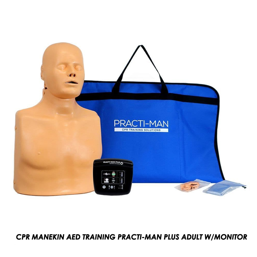 Jual CPR Manikin Practi-Man Plus With Monitor Adult AED Training Alat Medis | Shopee Indonesia
