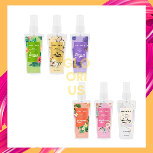 Jual IMPLORA BODY FRAGANCE MIST / PARFUM IMPLORA 100ML | Shopee Indonesia