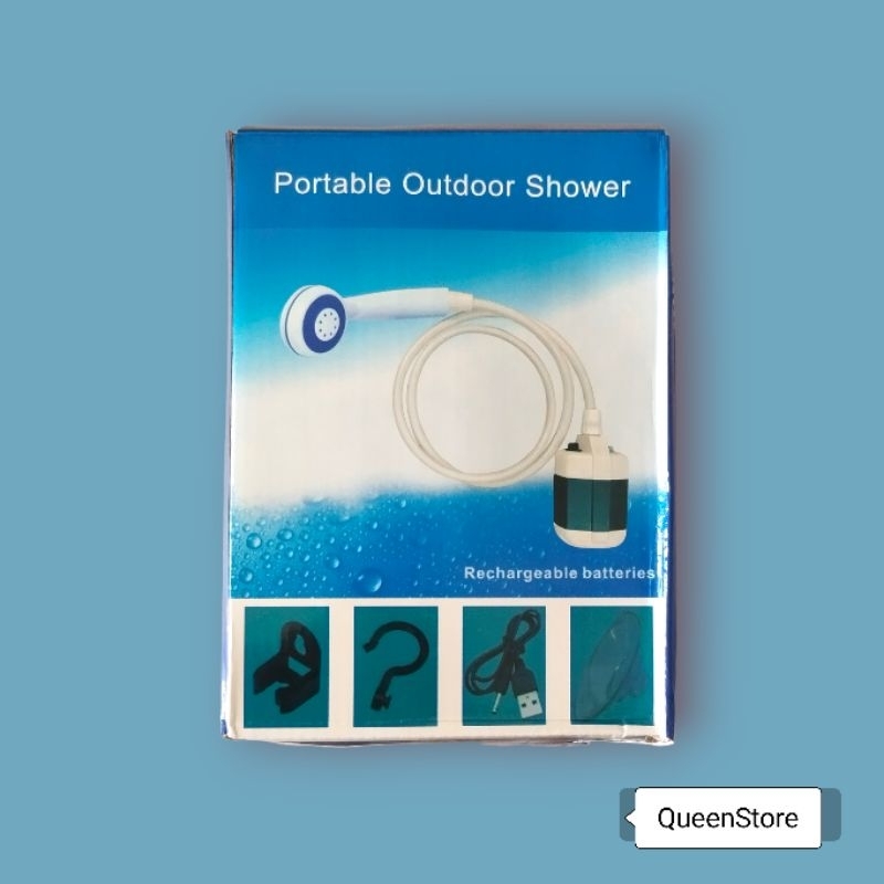 Jual SHOWER CHARGER - PORTABLE OUTDOOR SHOWER AMAN & WATER PROOF ...