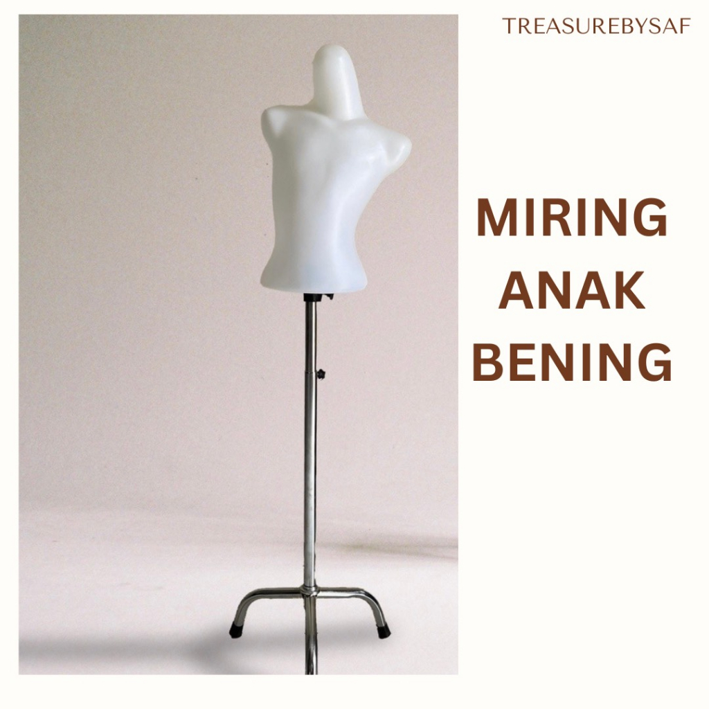 Jual SAF Manekin Anak Miring Bening / Patung Display Baju Anak ...