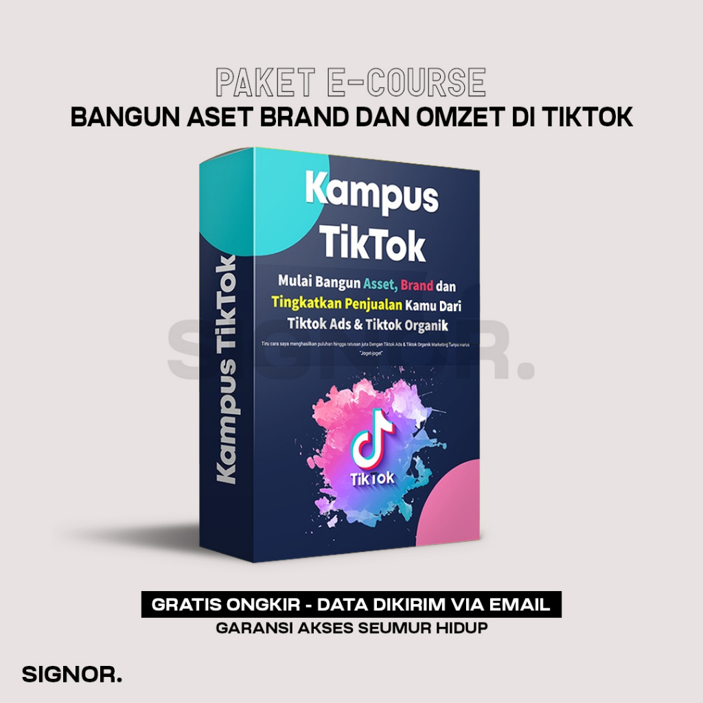 Jual Kampus Tiktok - Bangun Bisnis Penjualan Laris Dari Tik tok Ads Dan Organik Marketing ...