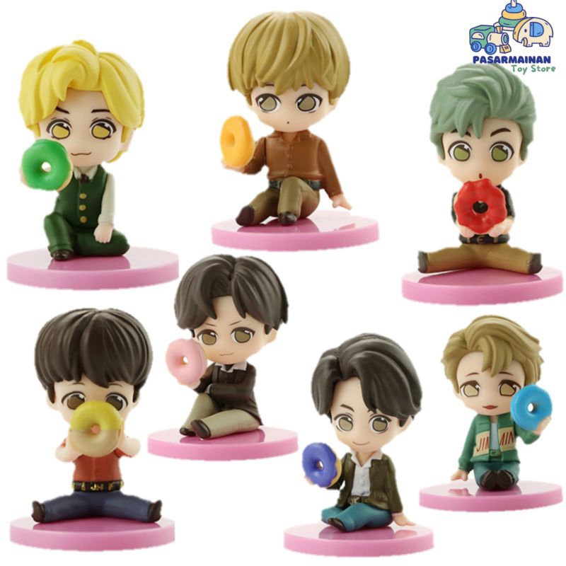 Jual Figure BTS Tiny Tan Set 7 Miniatur Pajangan Topper | Shopee Indonesia