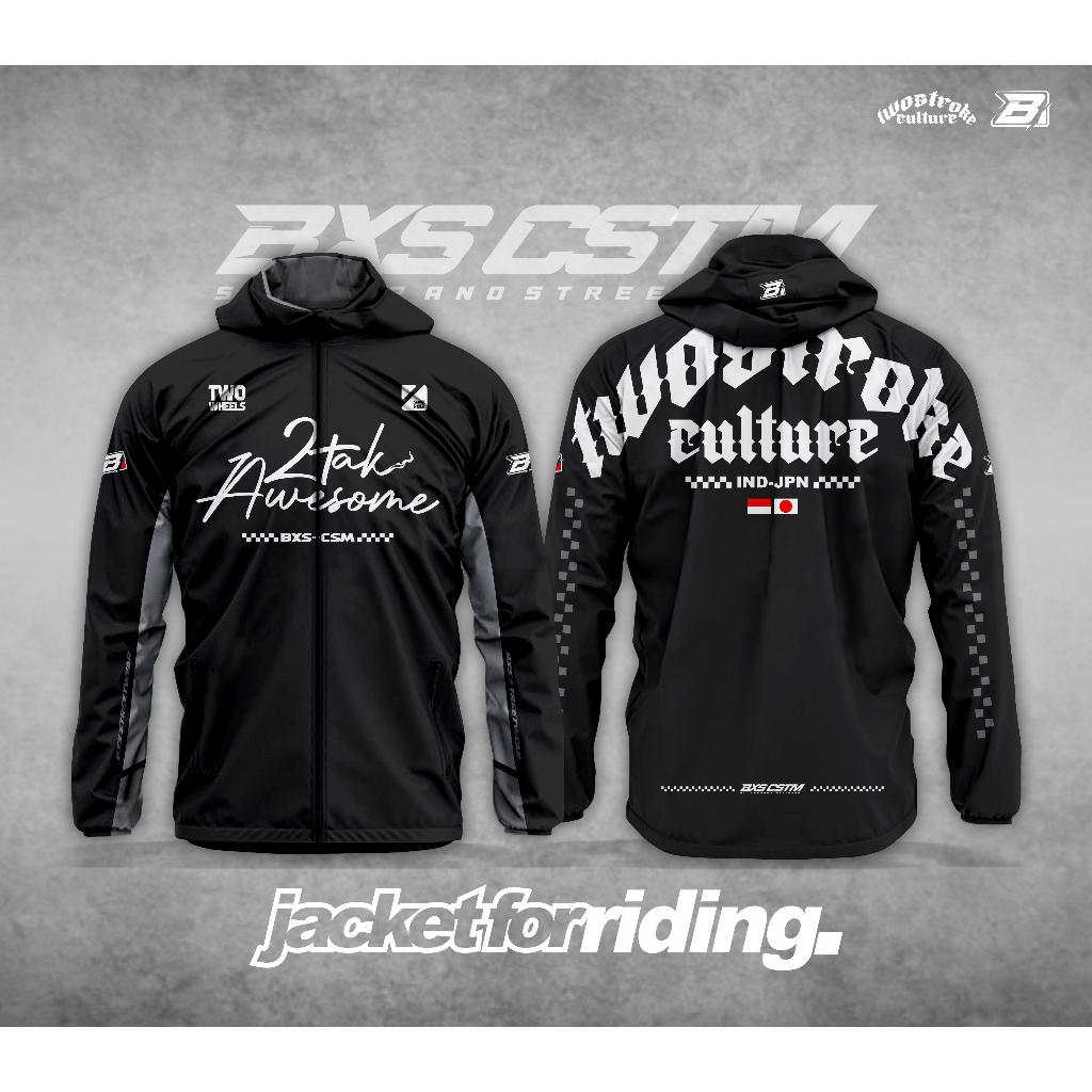 Jual JAKET 2STROKE 2 TAK PREMIUM RIDING SUNMORI JACKET TWOSTROKE YAMAHA ...