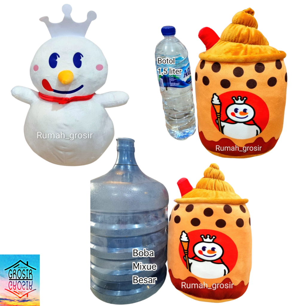 Jual Boneka Mixue King Ukuran Besar Atau Boba Ice Cream Mixue Sundae ...