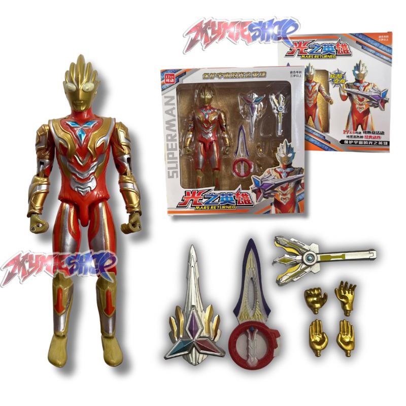 Jual Ultraman Trigger Multi SHF Ultra Action Figure Ultraman Z Delta Guts Spark Circle Arms ...
