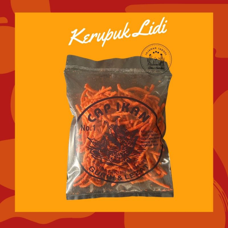 Jual [500GR]KERUPUK LIDI | KERUPUK CAP IKAN | KERUPUK JADOEL NOSTALGIA ...