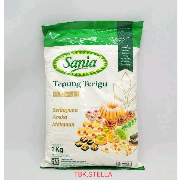 Jual TEPUNG TERIGU SERBAGUNA SANIA 1 KG | Shopee Indonesia