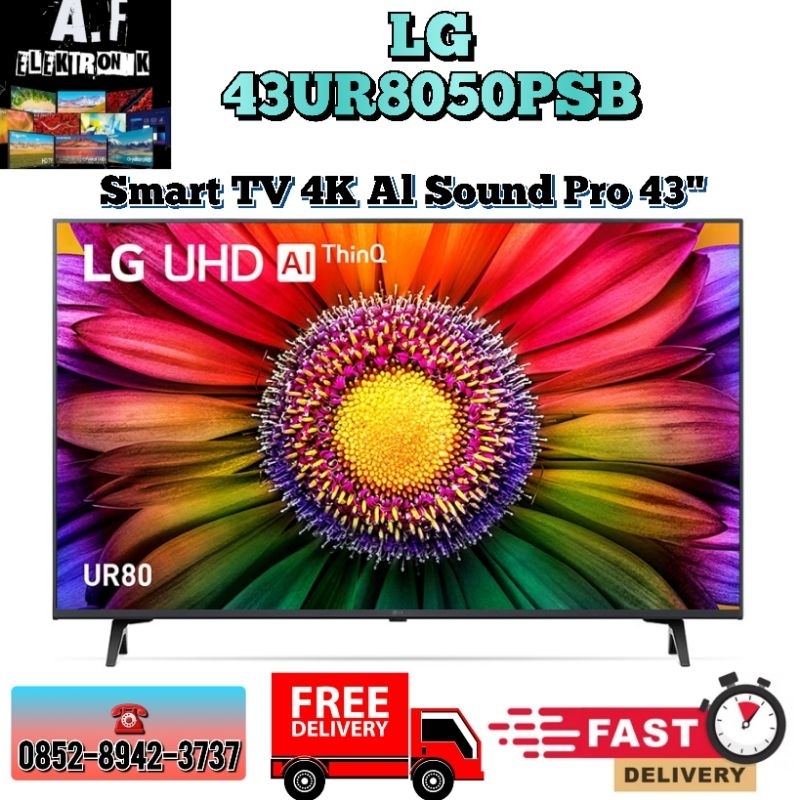 Jual LG 43UR8050PSB SMART TV UHD 4K 43 INCH 2023 / 43UR8050 | Shopee ...