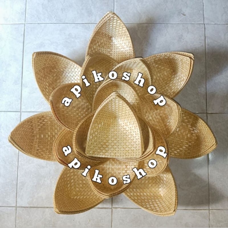 Jual PINCUK ANYAMAN BAMBU POLOS KOKOH PINCUK PECEL NASI PECEL NASI ...
