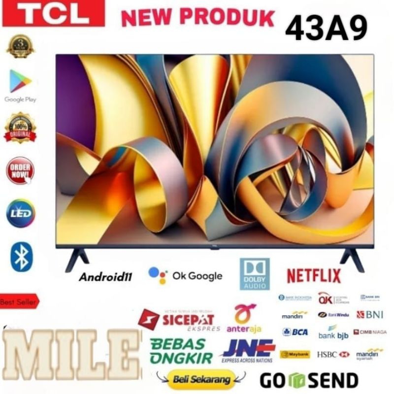 Jual TCL 43A9 Smart LED TV Android 11.0 43 inch Digital FHD Dolby Audio ...