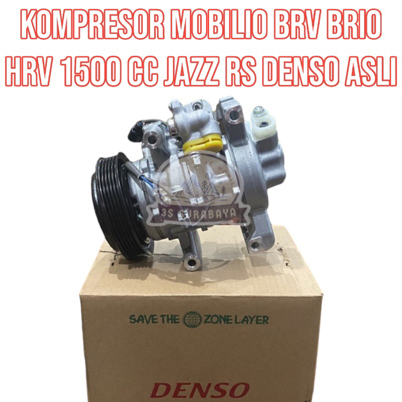Jual Kompresor Hrv Brv Brio Mobilio 1500 CC Jazz Rs Denso Asli Ac Mobil ...