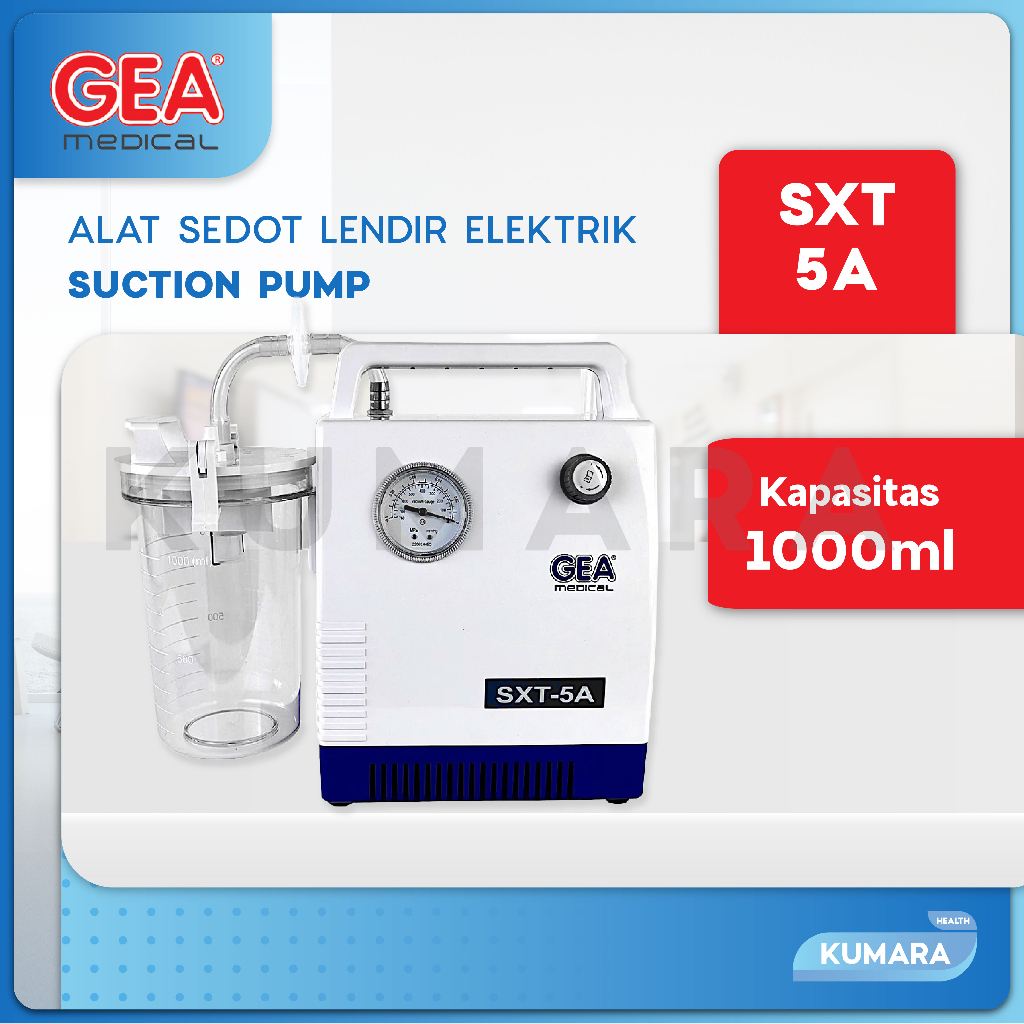Jual GEA - Suction Pump SXT-5A / Portable Phlegm Suction Unit | Shopee ...