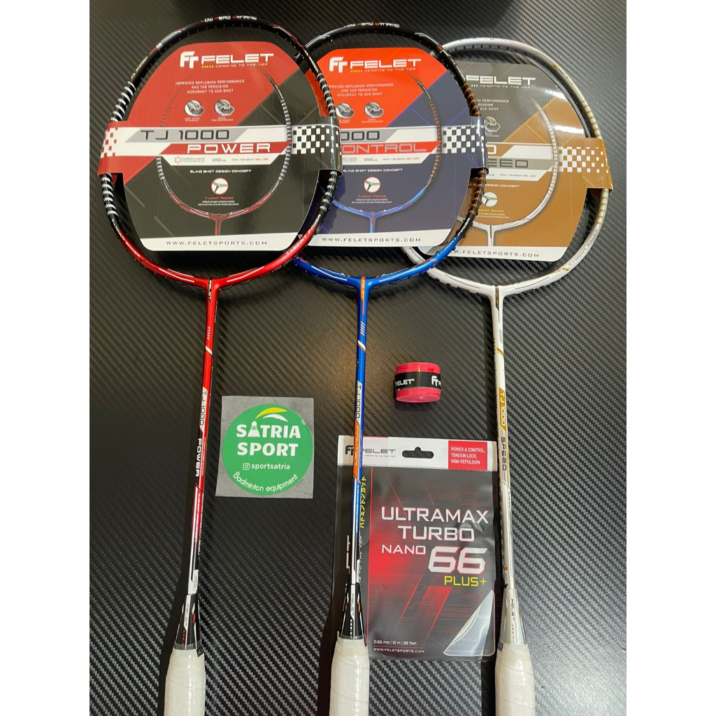 Jual Raket Felet Tj 1000 (power/Control/Speed) original | Shopee Indonesia