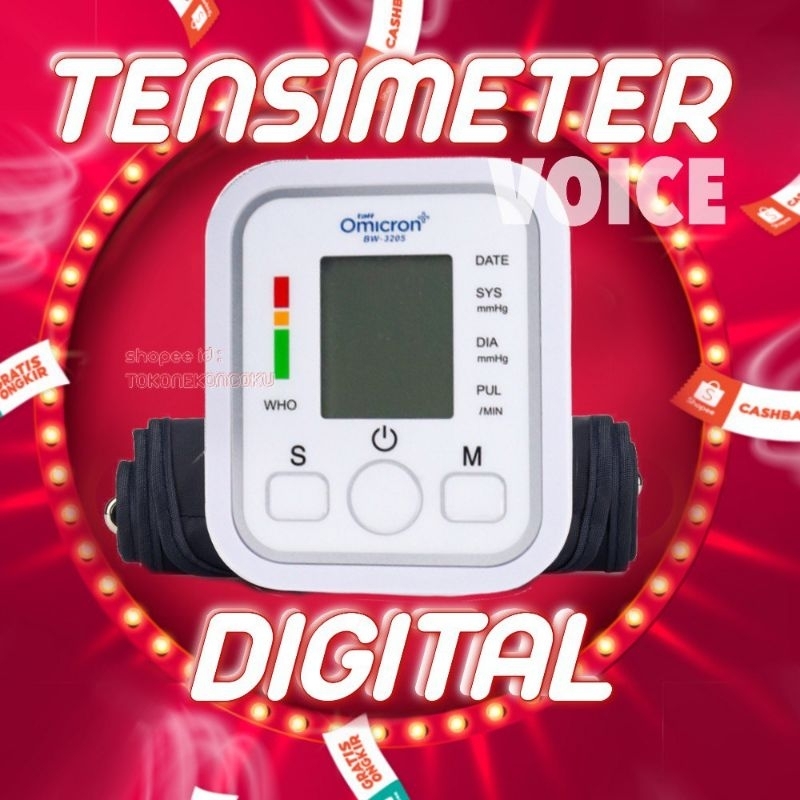 Jual Tensimeter Digital Premium Alat Ukur Tekanan Darah BW 3205 | Tensi ...