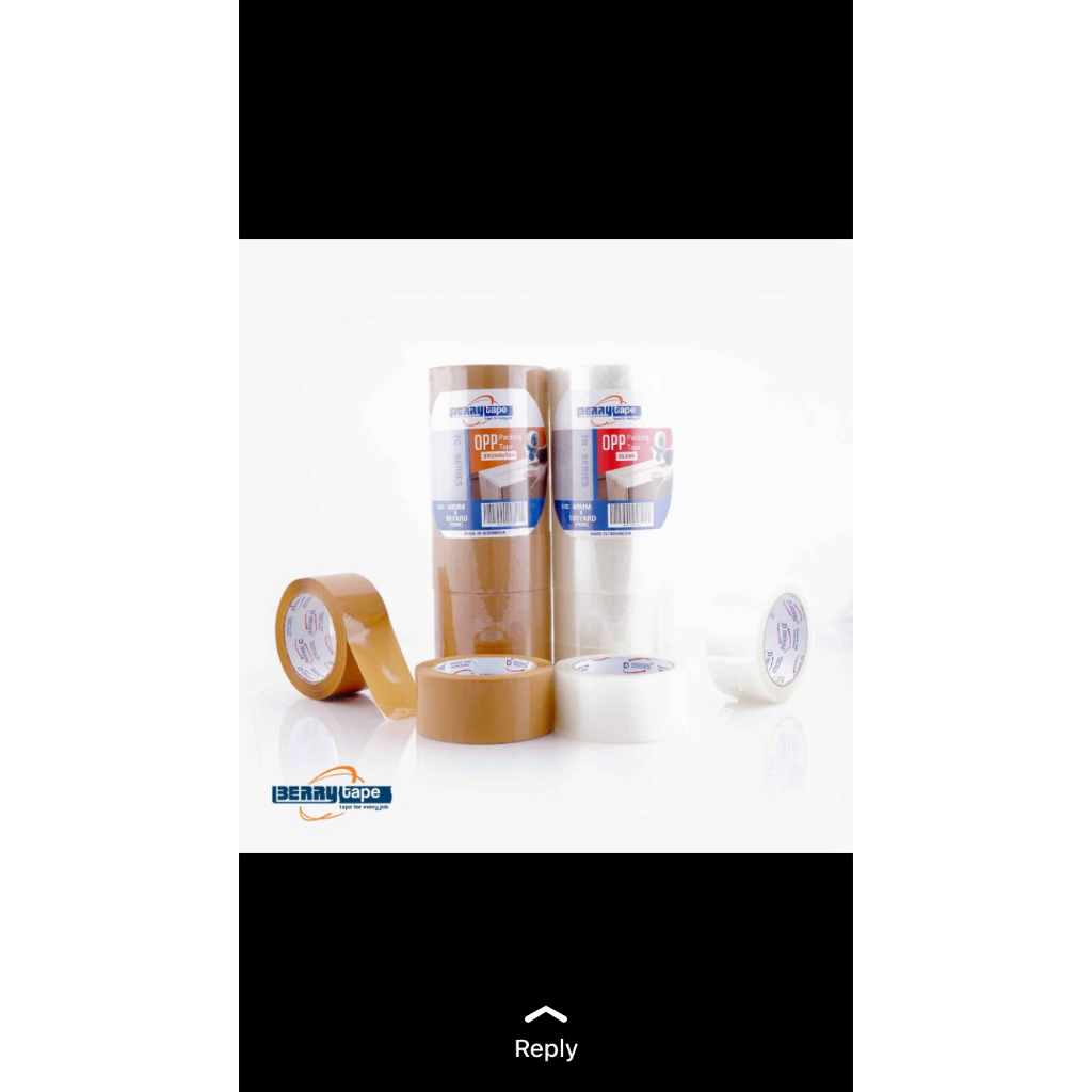 Jual BERRY Lakban Bening 2” TR Coklat TAN ROLL 48mm Plakban Solatip ...