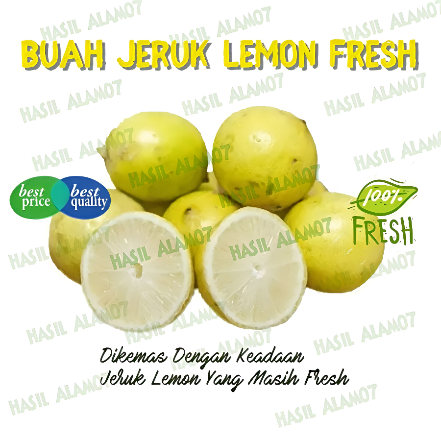 Jual Buah Jeruk Lemon Lokal Segar 1 kg | Shopee Indonesia