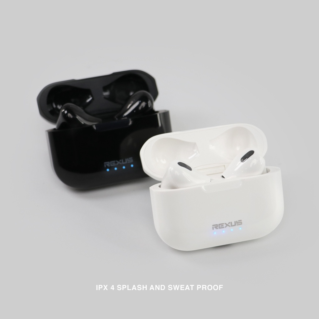 Jual EARPHONE WIRELESS REXUS TWS FX-2 WATERPROOF HARGA PALING TERMURAH ...