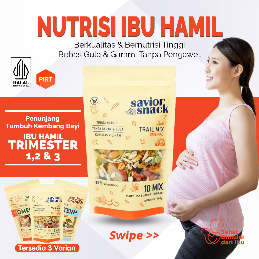 Jual CEMILAN SEHAT UNTUK IBU HAMIL TRIMESTER 1 2 3, VITAMIN MAKANAN ...