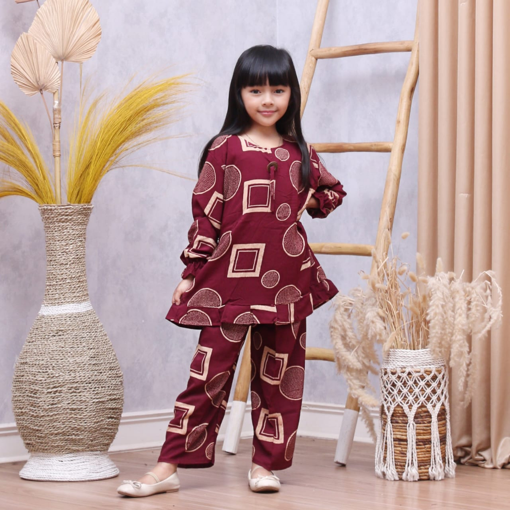Jual Setelan anak perempuan usia 5-10 tahun one set anak perempuan ...