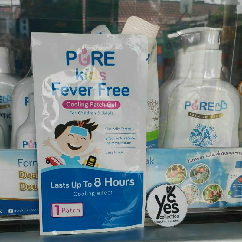 Jual Kompres demam Bayi Anak kids Pure fever free 1 lembar cooling ...