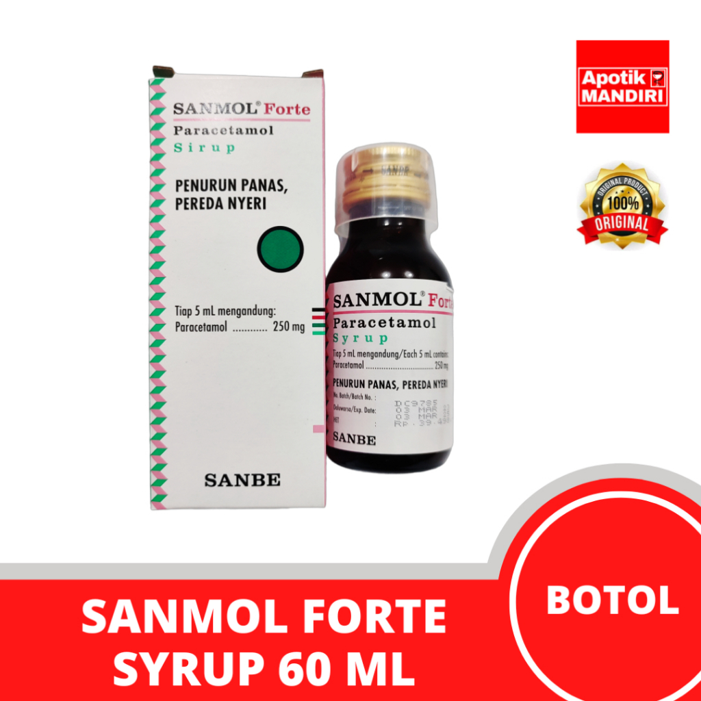 Jual SANMOL FORTE SYRUP 60 ML | Shopee Indonesia