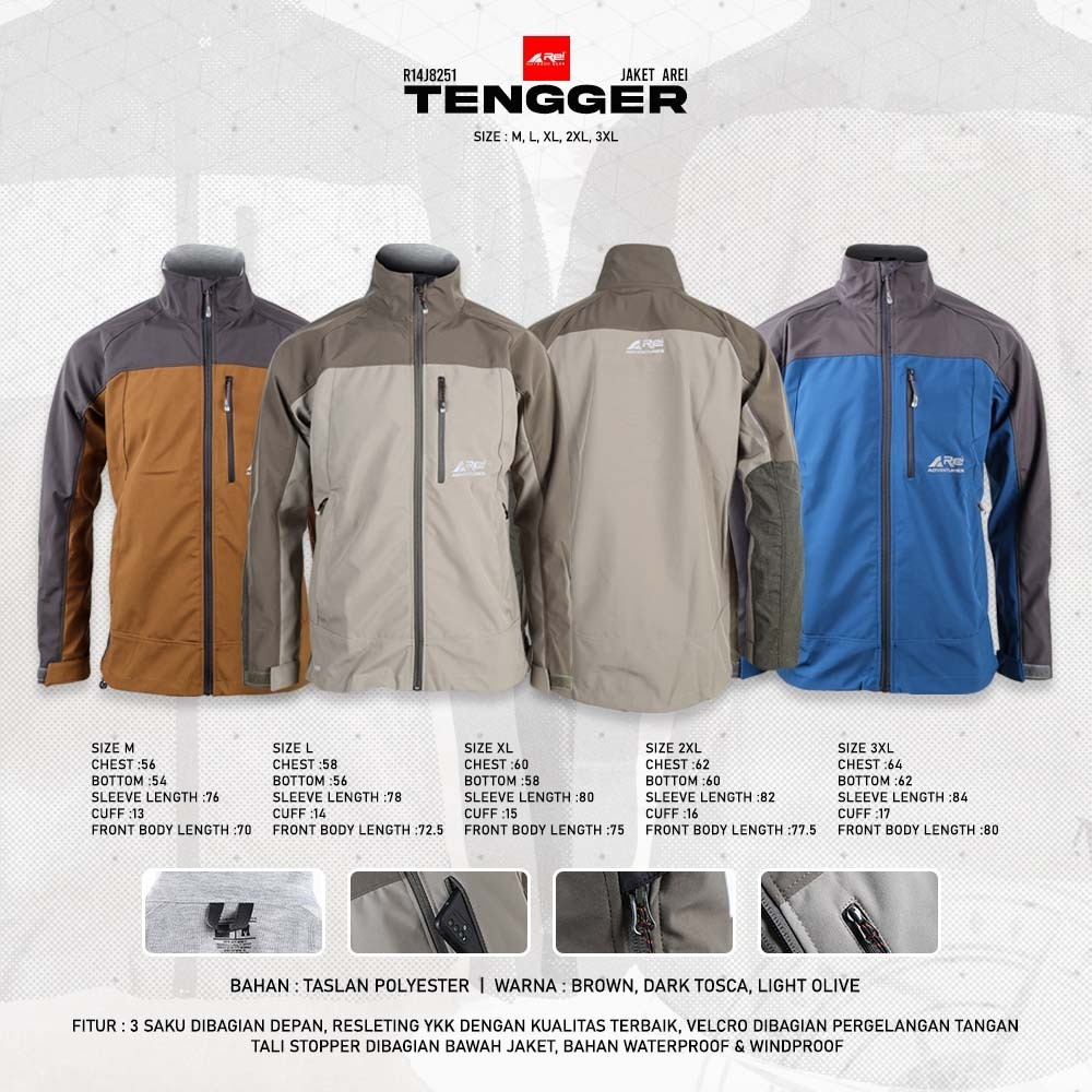 Jual Jaket Gunung Pria Tengger Arei Outdoorgear | Shopee Indonesia