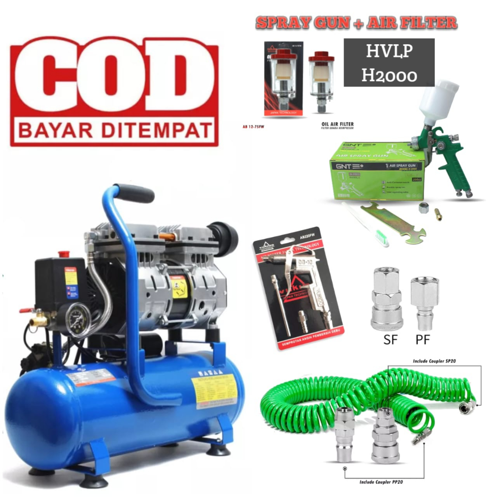 Jual GRATIS ONGKIR DAN COD!! Komplit Mesin Kompresor angin/listrik ...