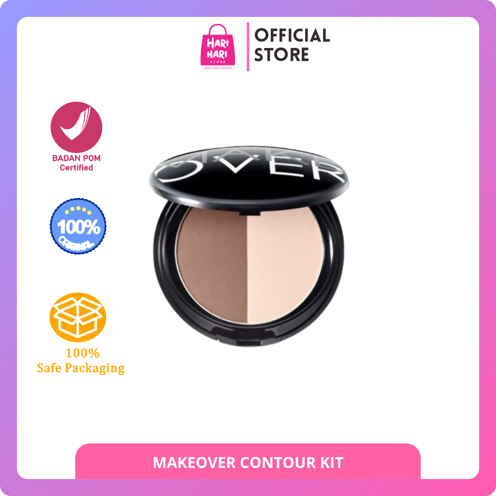 Jual MAKE OVER Face Contour & Highliter Kit | Shopee Indonesia