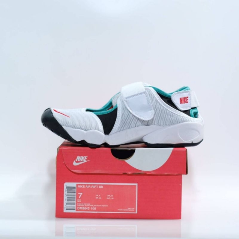 Jual Nike Air Rift White Turqoise RedAvailable | Shopee Indonesia
