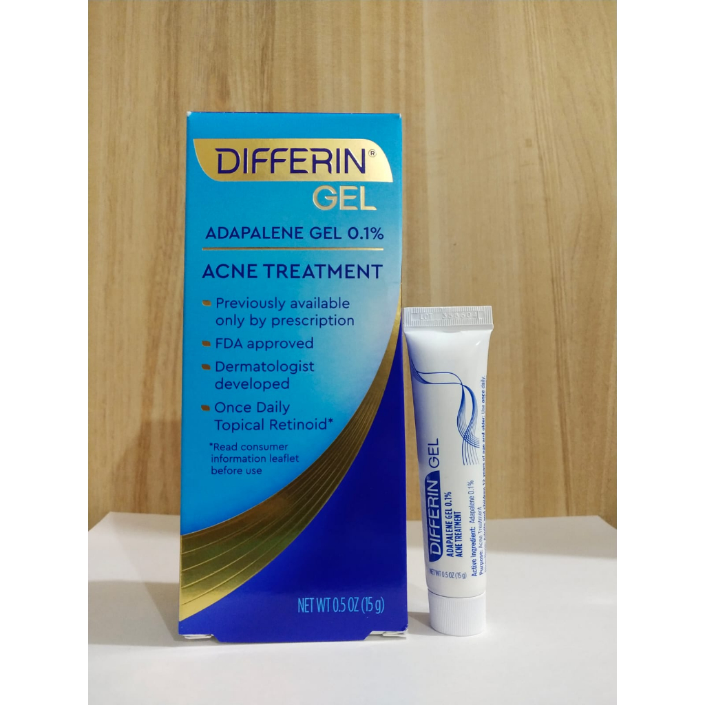 Jual DIFFERIN ADAPALENE GEL 0.1% ACNE TREATMENT FRAGRANCE FREE 15 gr ...