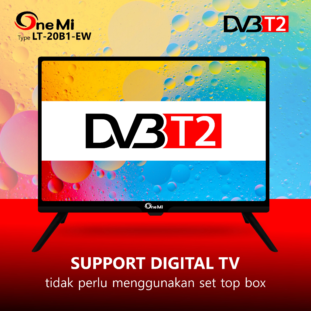 Jual TV LED Monitor Murah OneMi TV 20 inch HD+ Ready Digital Televisi ...
