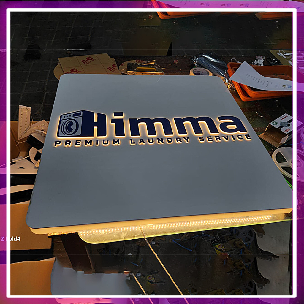 Jual Signage Premium Box Backlight Slim Ukuran 50X50cm | Shopee Indonesia