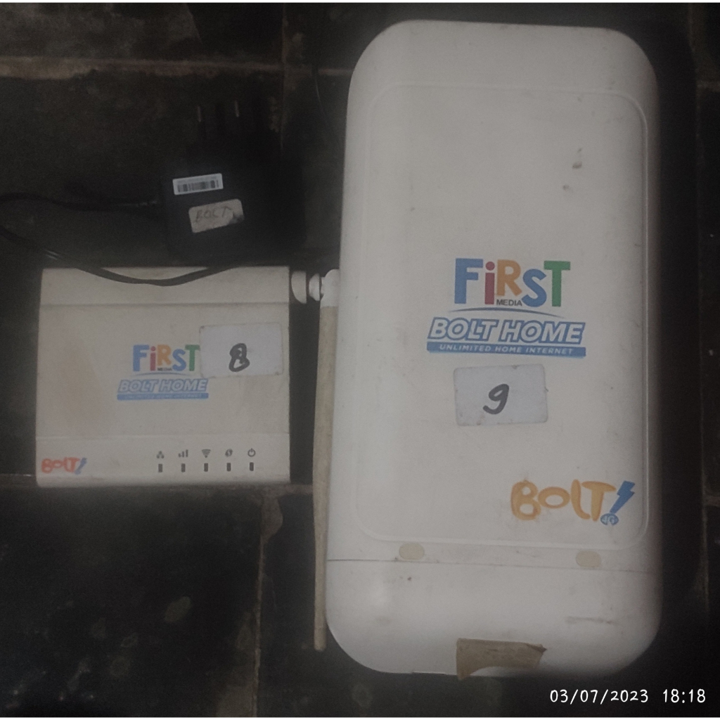 Jual BOLT HOME - First Media normal lengkap adaptor | Shopee Indonesia