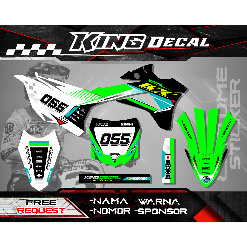 Jual DECAL KX 85 FULL BODY STIKER KX 85 DECAL GTX STIKER RBT | Shopee ...
