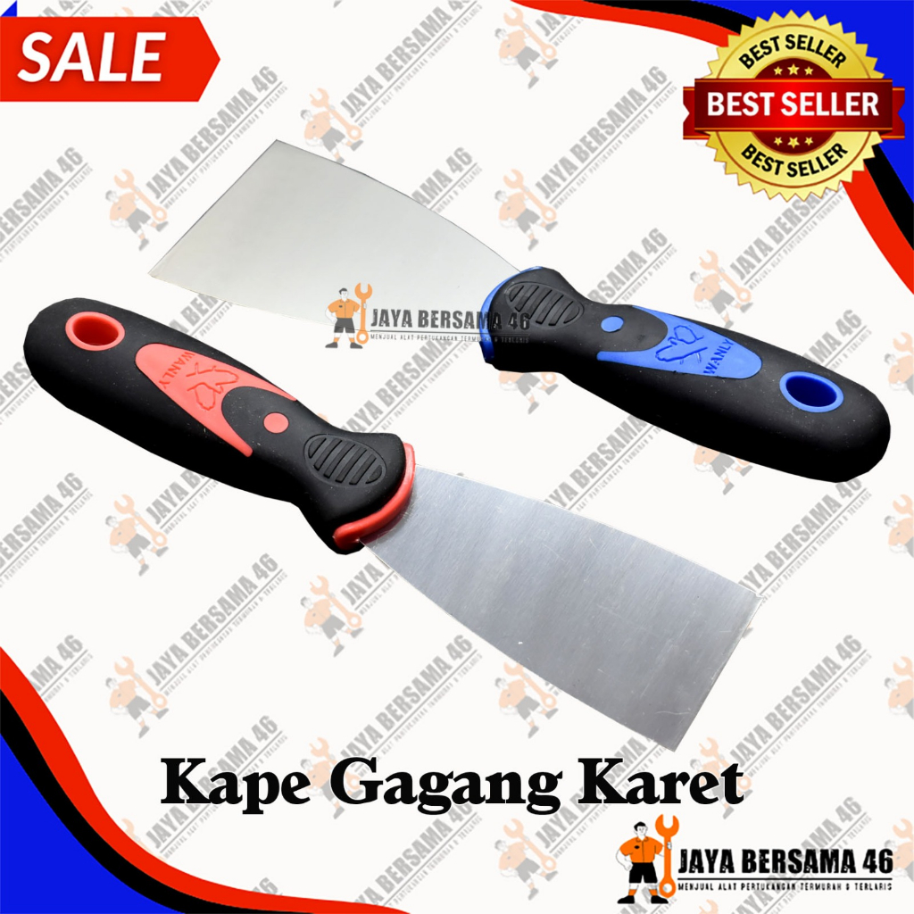 Jual KAPE GAGANG KARET / KAPE KAPI KEROK CAT TEMBOK / SEKRAP SCRAP ...
