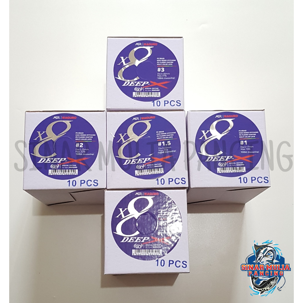 Jual SENAR PE MAGURO DEEP- X (X8) 100M [CEK DESKRIPSI] | Shopee Indonesia