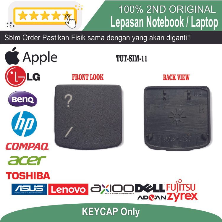 Jual ET11 TUT-SIM-SLH SIMBOL SYMBOL ? TANYA TOMBOL TUT KEY KEYCAP ...