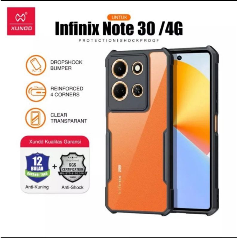 Jual Case Infinix Note 30 4G Casing Xundd Original Beatle Series Bumper | Shopee Indonesia